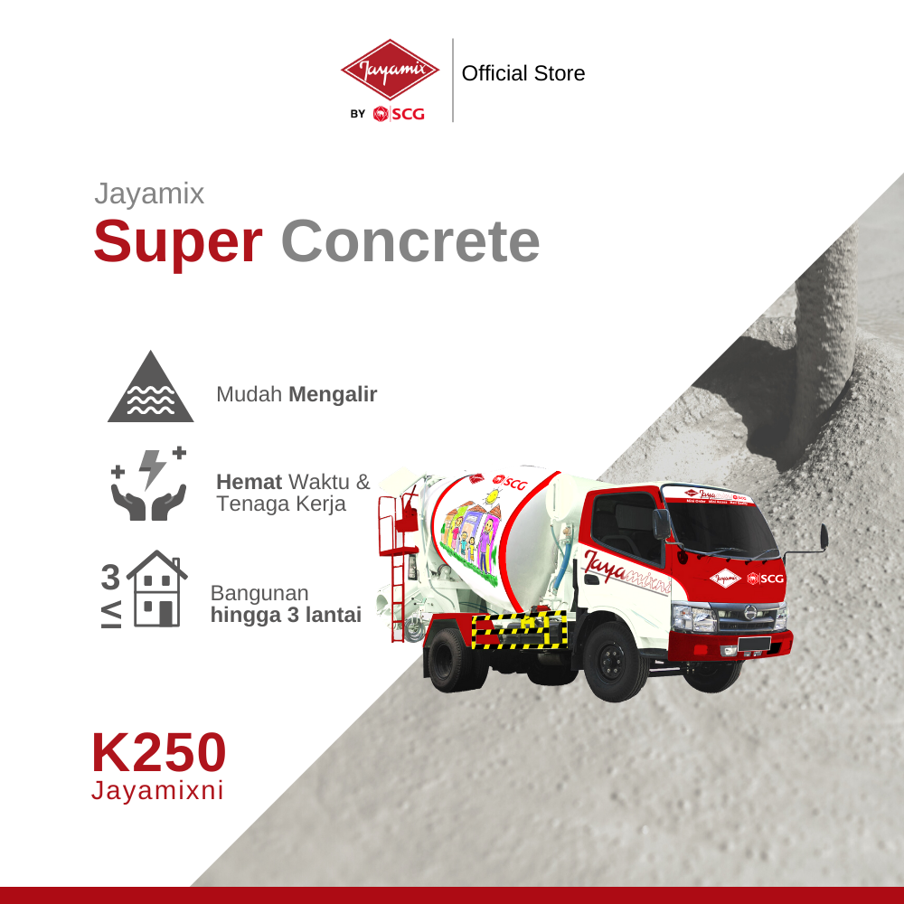 Jual Jayamix by SCG Beton Jayamix Super Concrete K250 [Jayamixni] di Seller Jayamix by SCG ...