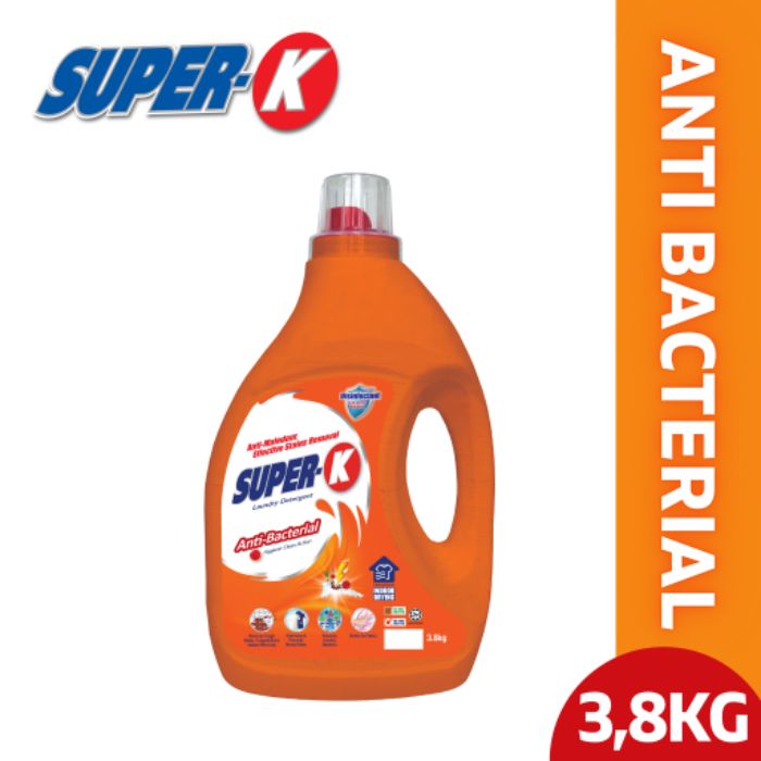 Promo Kuat Harimau Super-K Laundry Liquid Detergent [3800 g] Diskon 17% di Seller UICCPI ...