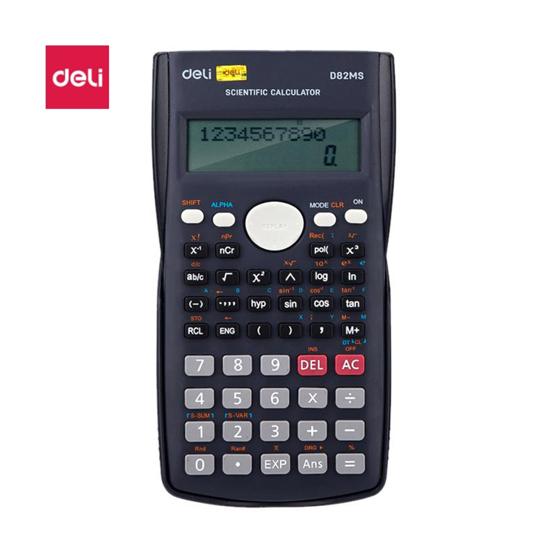 Jual Deli Ed82ms -240f Scientific Calculator [10+2 Digits] Di Seller ...