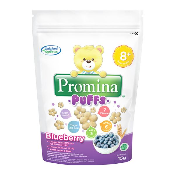 Jual Promina Puffs Blueberry Snack Bayi [15 G/ 2 Pcs] Di Seller Prima ...