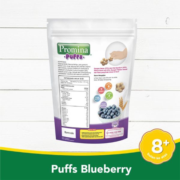Jual Promina Puffs Blueberry Snack Bayi [15 G/ 2 Pcs] Di Seller Prima ...