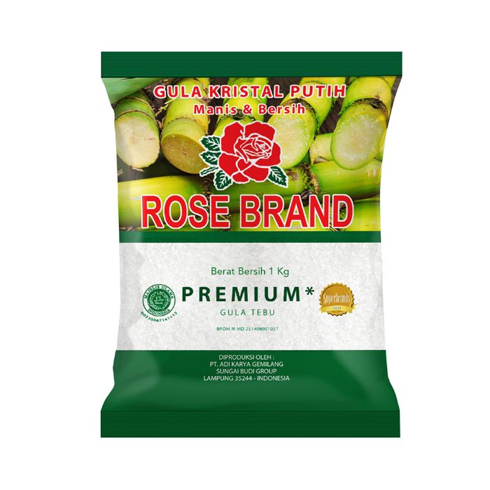 Promo Rose Brand Gula Pasir Premium Hijau 1 Kg Diskon 5% Di Seller Rose ...