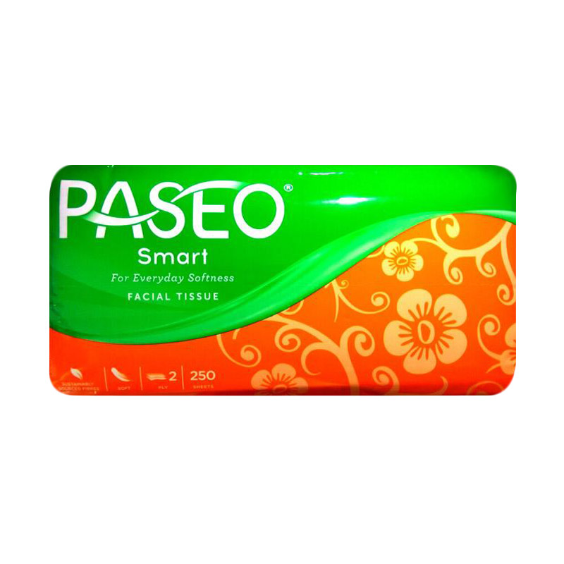 Jual Paseo Smart Facial Tissue - Putih [250 Sheets/ 2 Ply] Di Seller ...