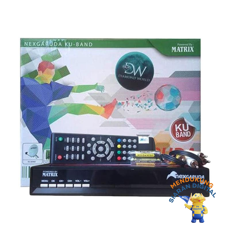 Jual Matrix Garuda Ku Hijau Pay Tv Receiver Parabola [free Channel ...