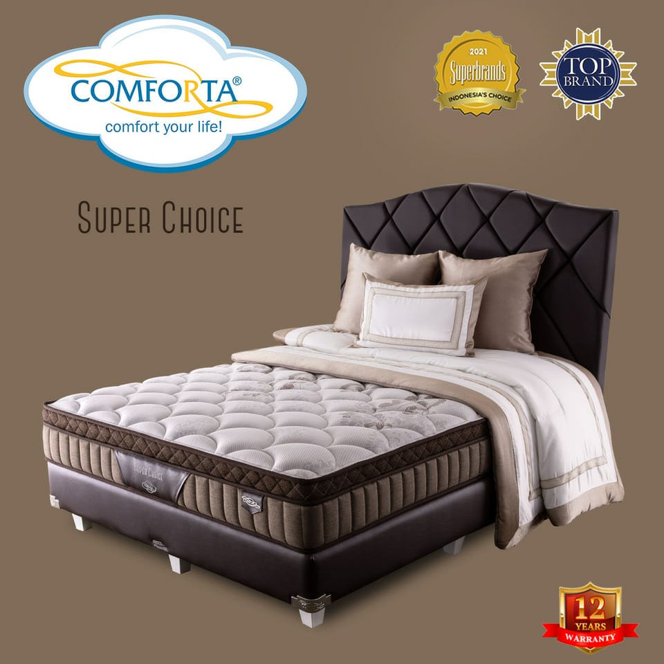 Promo Comforta Super Choice Bintang Set Springbed Free Bantal + Guling ...
