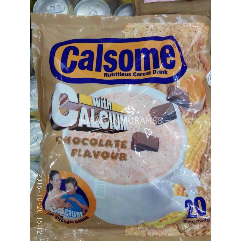 Jual Jm88 Calsome Sereal Oatmeal Bergizi Penuh Kalsium, Calsium Instan ...