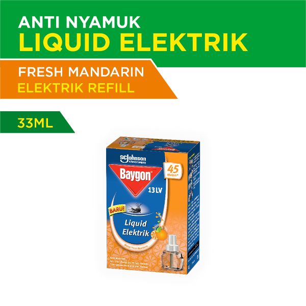 Promo Baygon Liquid Electric Fresh Mandarin Cairan Pembasmi Nyamuk dan ...