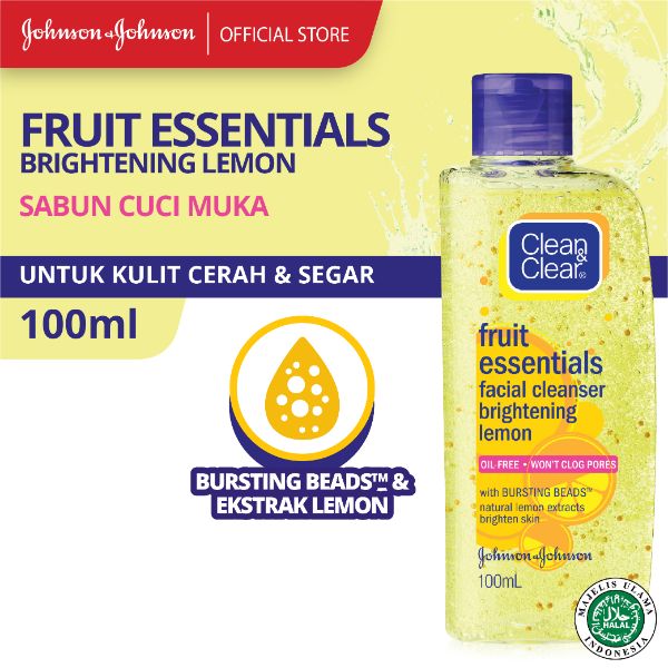 Jual Clean & Clear Brightening Lemon Wash Sabun Wajah [100 mL] di ...