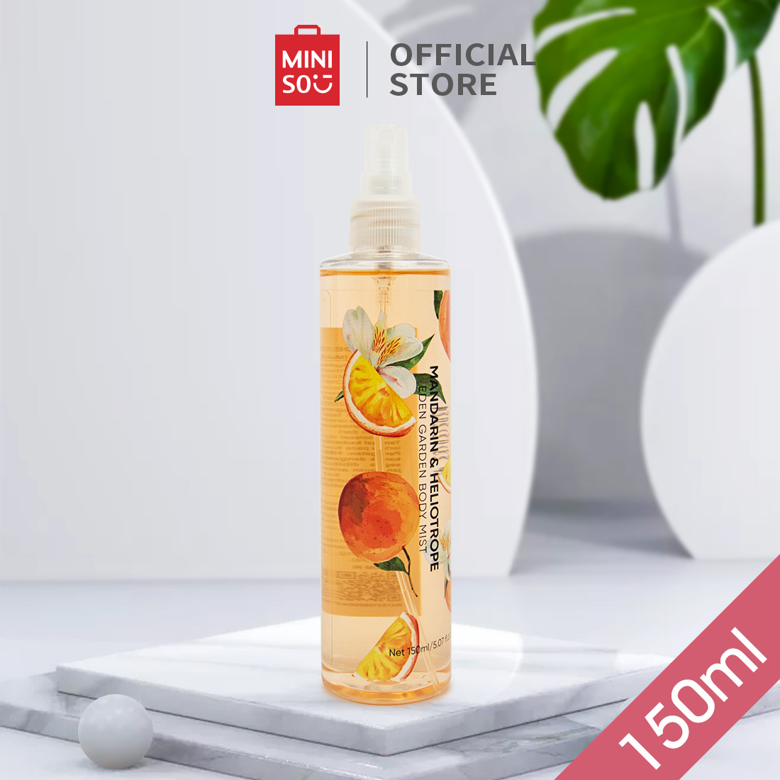 Jual MINISO Body Mist Natural Series Eau de body spray 150ml Parfum Perfum Spray Pengharum Badan ...
