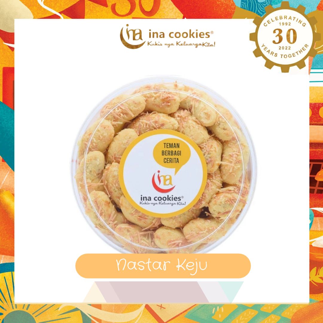 Jual Kue Kering Ina Cookies Nastar Keju Reguler Manis Series Kukis ...