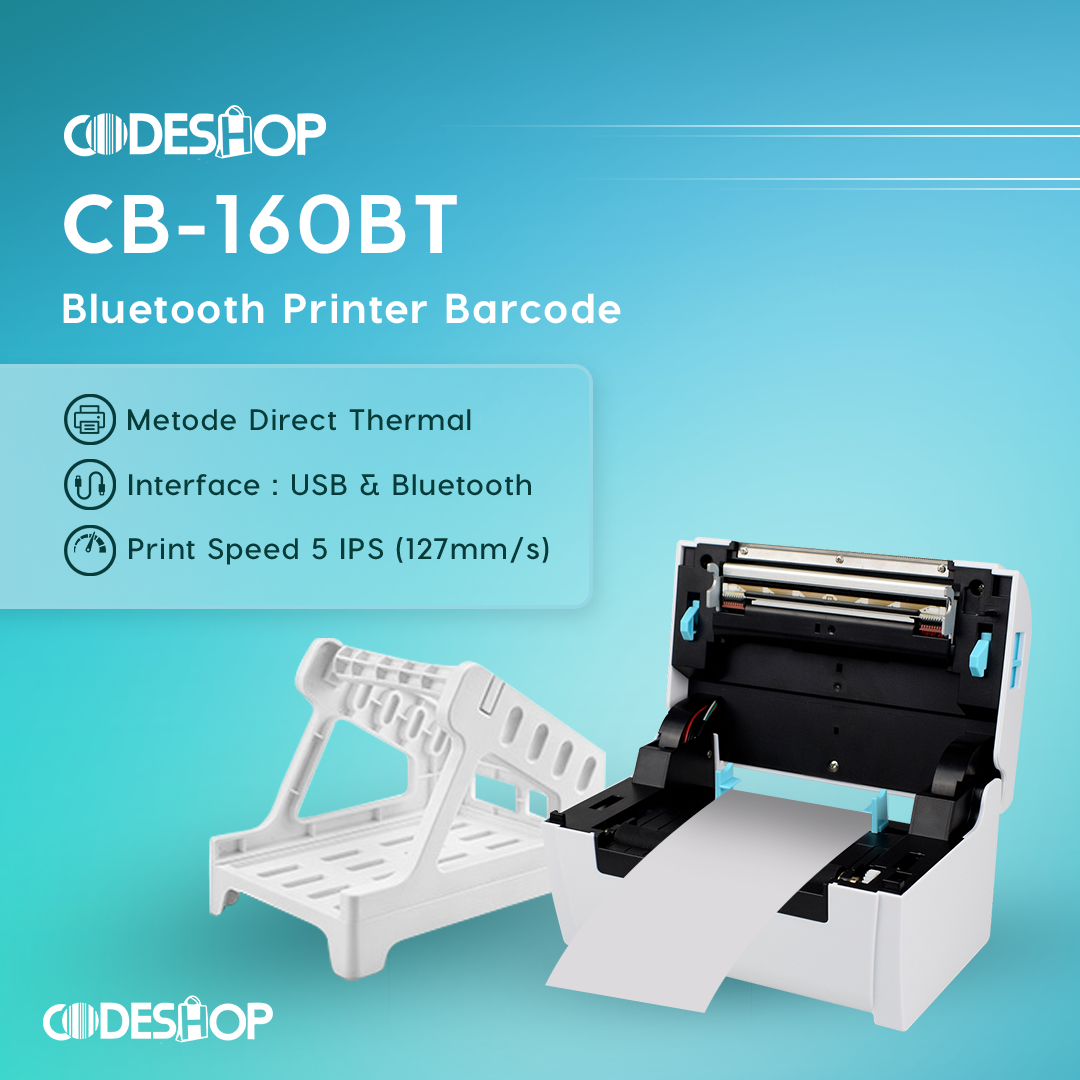 Jual Label Printer Cetak Resi Codeshop Cb-160 Bluetooth-usb Di Seller ...