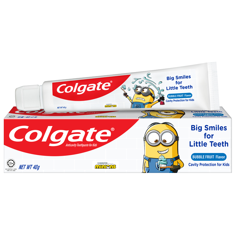 Promo Colgate Kids Minion Bubble Fruit Toothpaste 40g Diskon 4% di ...