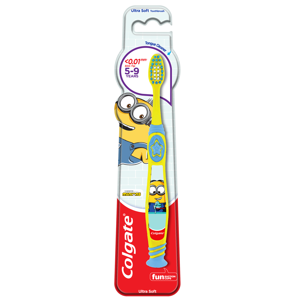 Promo Colgate Kids Minion Ultra Soft Toothbrush 5-9 Tahun Diskon 6% di ...