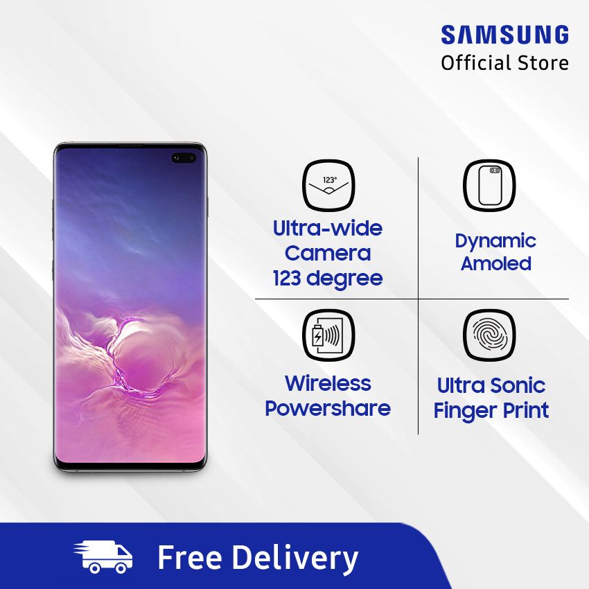 Jual Samsung Galaxy S10+ Smartphone Prism Black [128 GB/ 8 GB] - - di ...