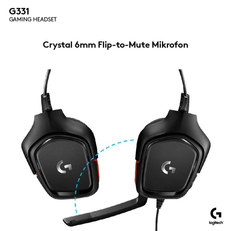 Promo Logitech G331 Gaming Headset Diskon 38% Di Seller Logitech Official Store - Gudang Blibli ...