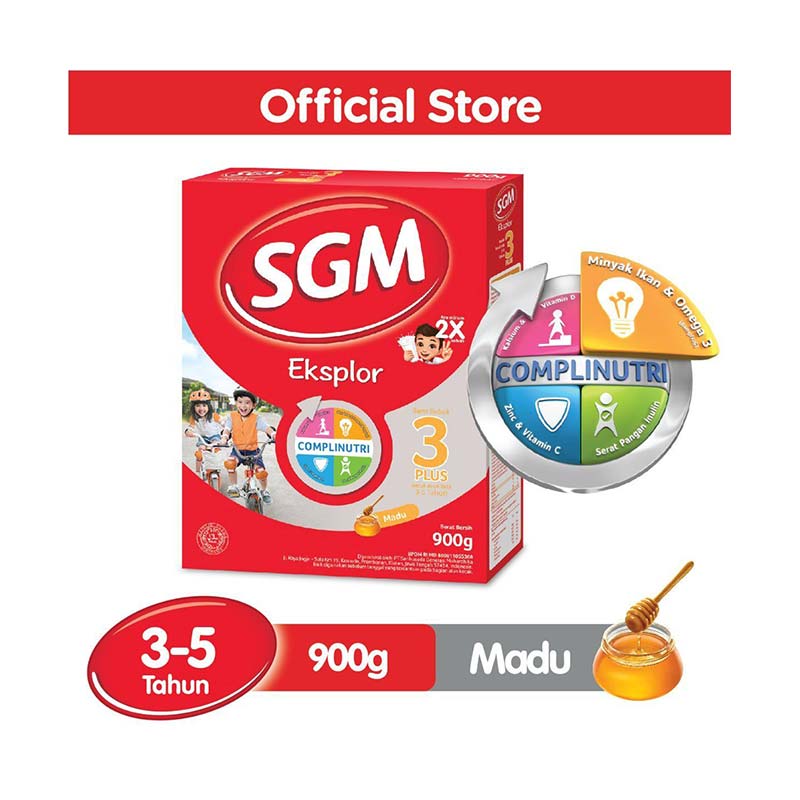 Jual SGM 3+ Rasa Madu Susu Pertumbuhan Anak [900 g] di Seller Caramel ...