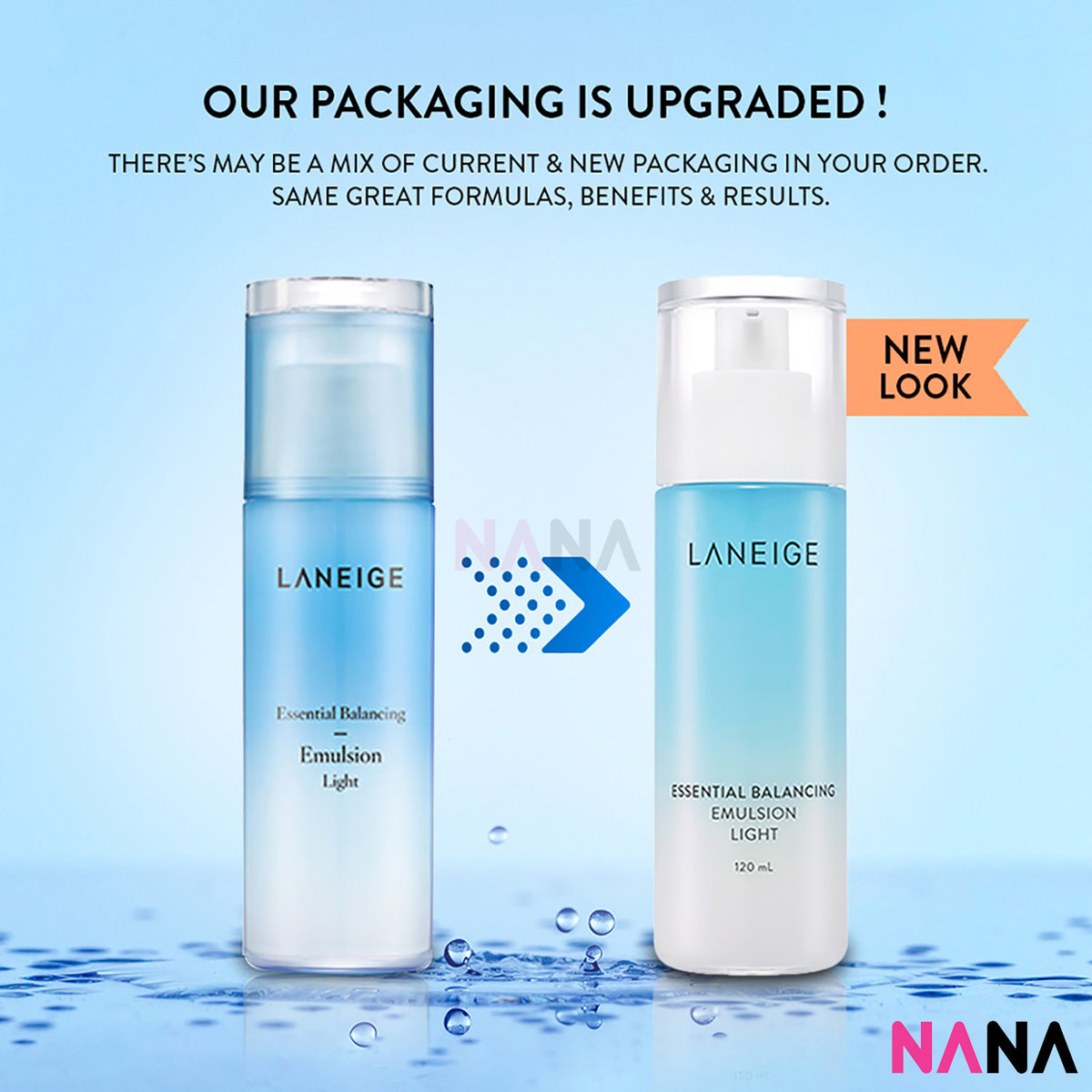 Promo Laneige Essential Balancing Emulsion Light [120 mL/ [New ...