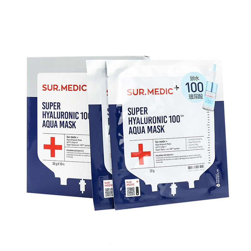Promo Neogen Surmedic Super Hyaluronic 100 Aqua Facial Sheet Mask [10 ...