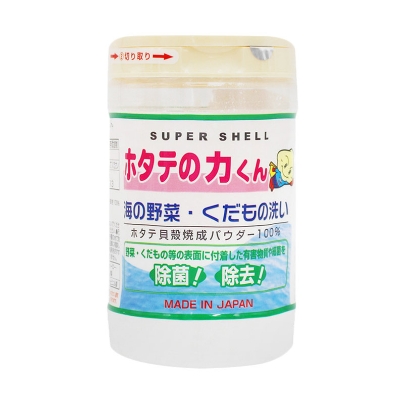 Jual SUPER SHELL Natural Scallop Shell Powder for Washing Fruits and ...