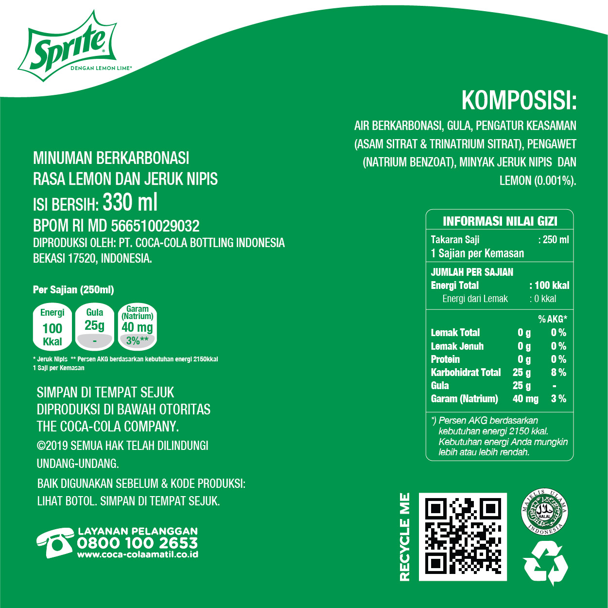 Jual Sprite 330ml Can Di Seller Farmers Market Bintaro Jaya Sektor 2 ...