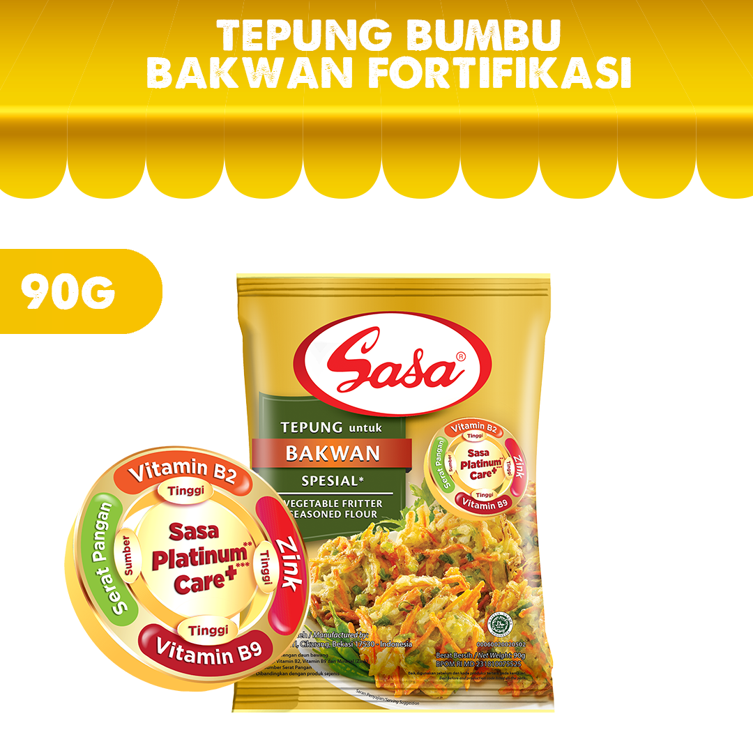 Promo Sasa Tepung Bakwan [90 g] Diskon 16% di Seller Sasa Mart - Gudang ...