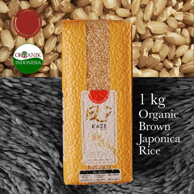 Jual KAZE RICE Nikomaru Beras Coklat Jepang [1 kg] di Seller KAZE RICE ...