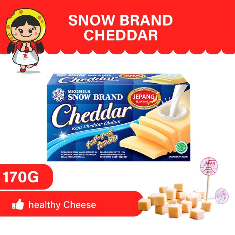 Jual MEG Snow Brand Cheddar [170 gr] di Seller Sasa Mart - Kota ...