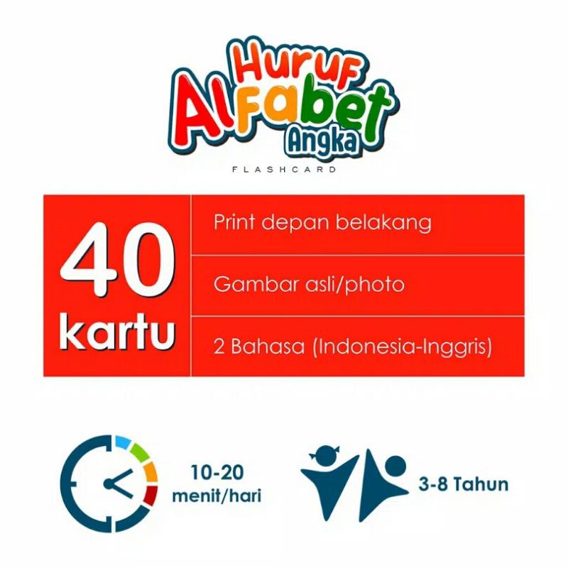 Jual Kidsmart Flash Card Ayo Mengenal Huruf Dan Angka Kartu Belajar ...