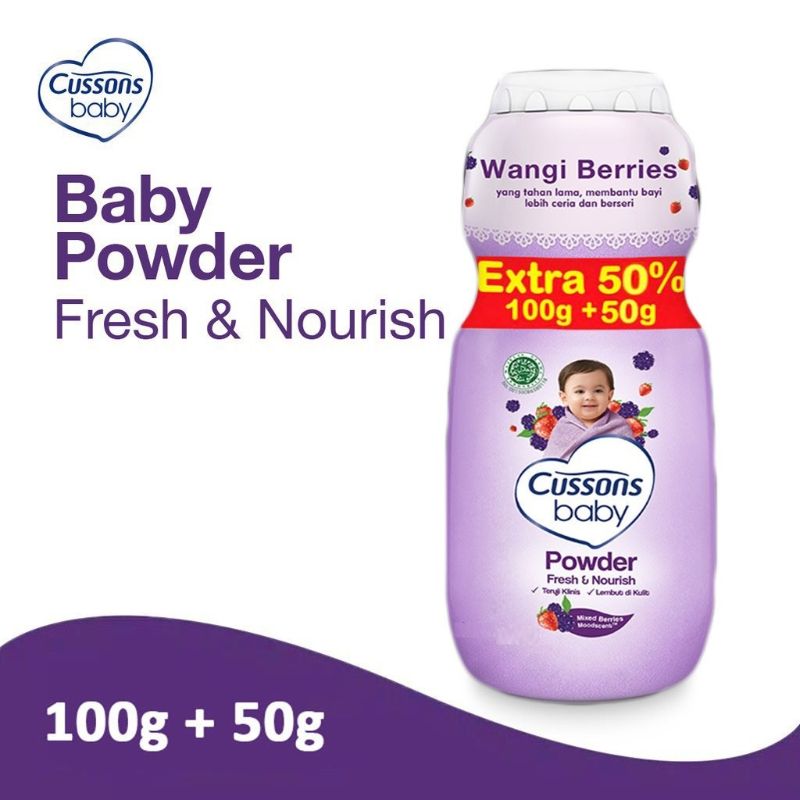 Jual Cussons Fresh and Nourish Baby Powder [100 + 50 g] di Seller ...