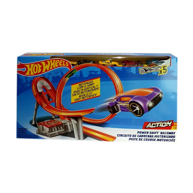 Jual Hot Wheels Power Shift Raceway Track Set Fcf18 Diecast Di Seller ...