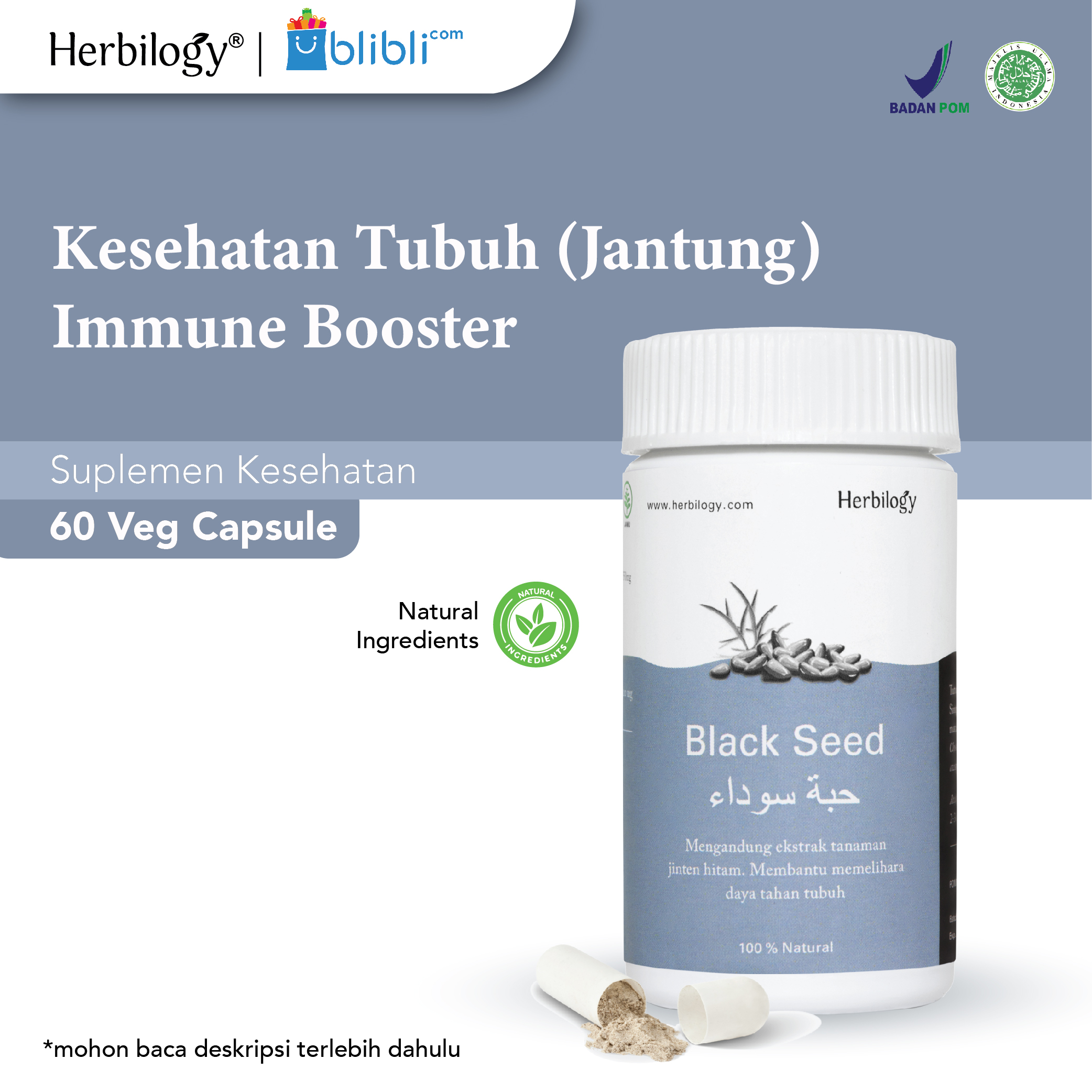 Promo Herbilogy Black Seed CapsuleSuplemen Kesehatan Diskon 25% di ...