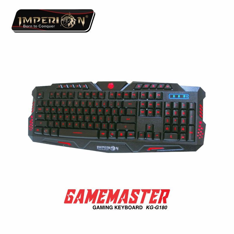 Jual Imperion Kg-g180 Gamemaster Gaming Keyboard Original Di Seller ...