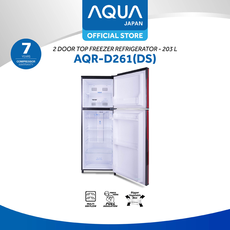 Jual Aqua Japan Aqr-d261(ds) Kulkas 2 Pintu Di Seller Blibli.com - Gudang Blibli | Blibli