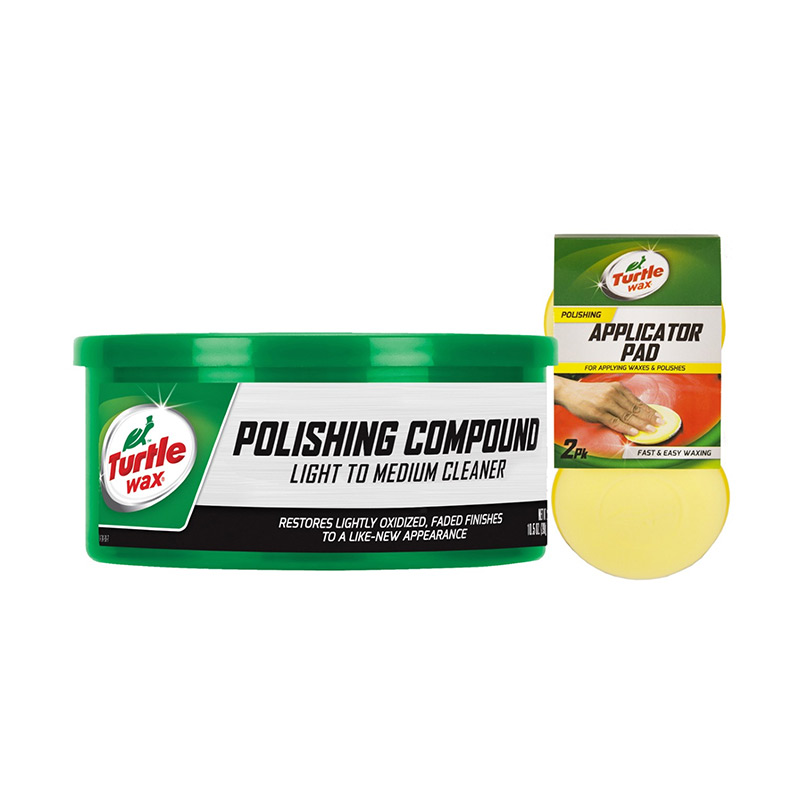 Promo Turtle Wax Polishing Compound Pasta + Applicator Pad [set Bundle ...