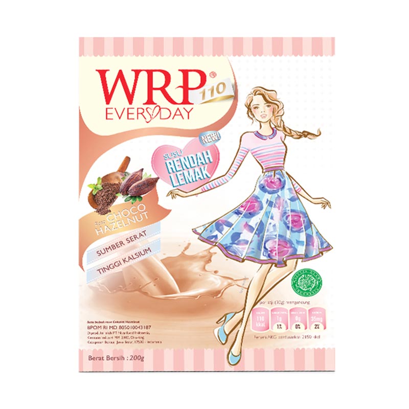 Jual Wrp Chocolate Hazelnut Everyday Low Fat Milk Di Seller Mikhaiko ...
