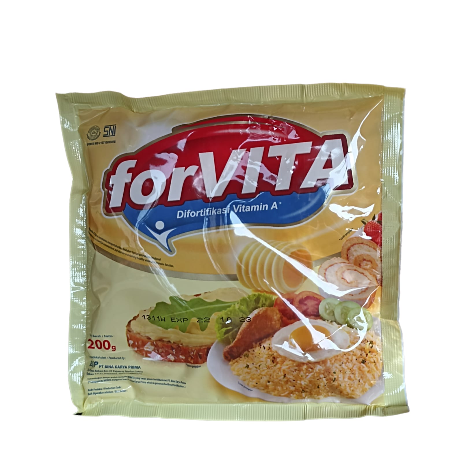 Jual Forvita Margarin [200 G/ Kemasan Sachet] Di Seller Hasan Mart ...