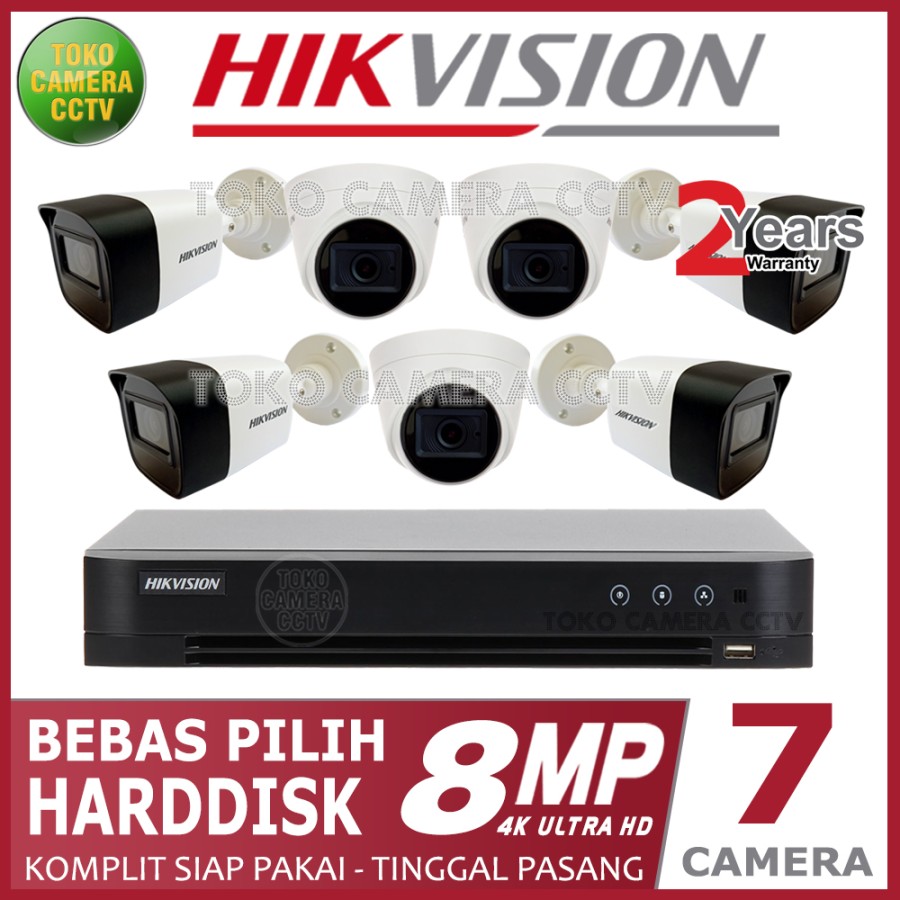 Jual Cctv Hikvision 8 Mp 8 Camera Original, Murah & Diskon Mei 2024 | Blibli