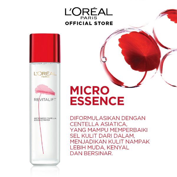 Jual L'oreal Paris Revitalift Micro Essence Water Red Cap Serum [130 Ml ...