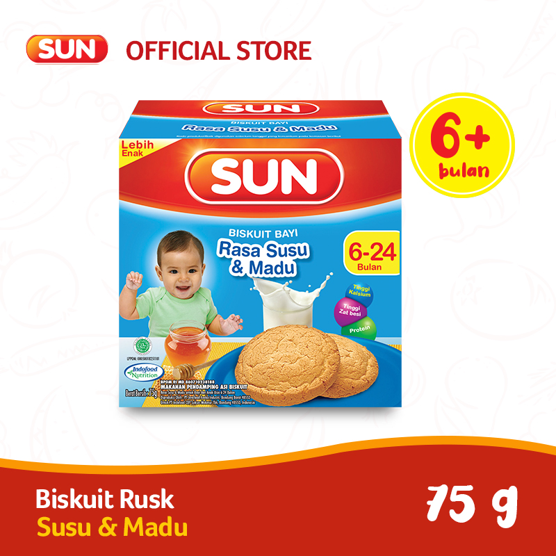 Jual SUN Biskuit Bayi Susu Madu [75 g] di Seller Ramayana Klender ...