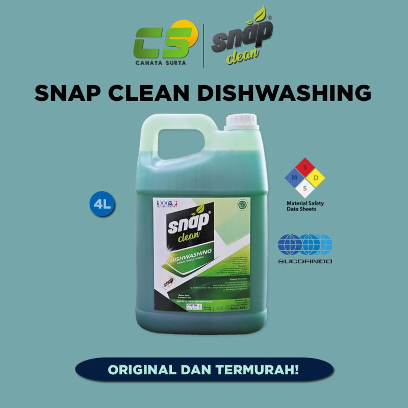 Jual FS - SNAP CLEAN Diswashing Sabun Cuci Piring [4 L] di Seller ...