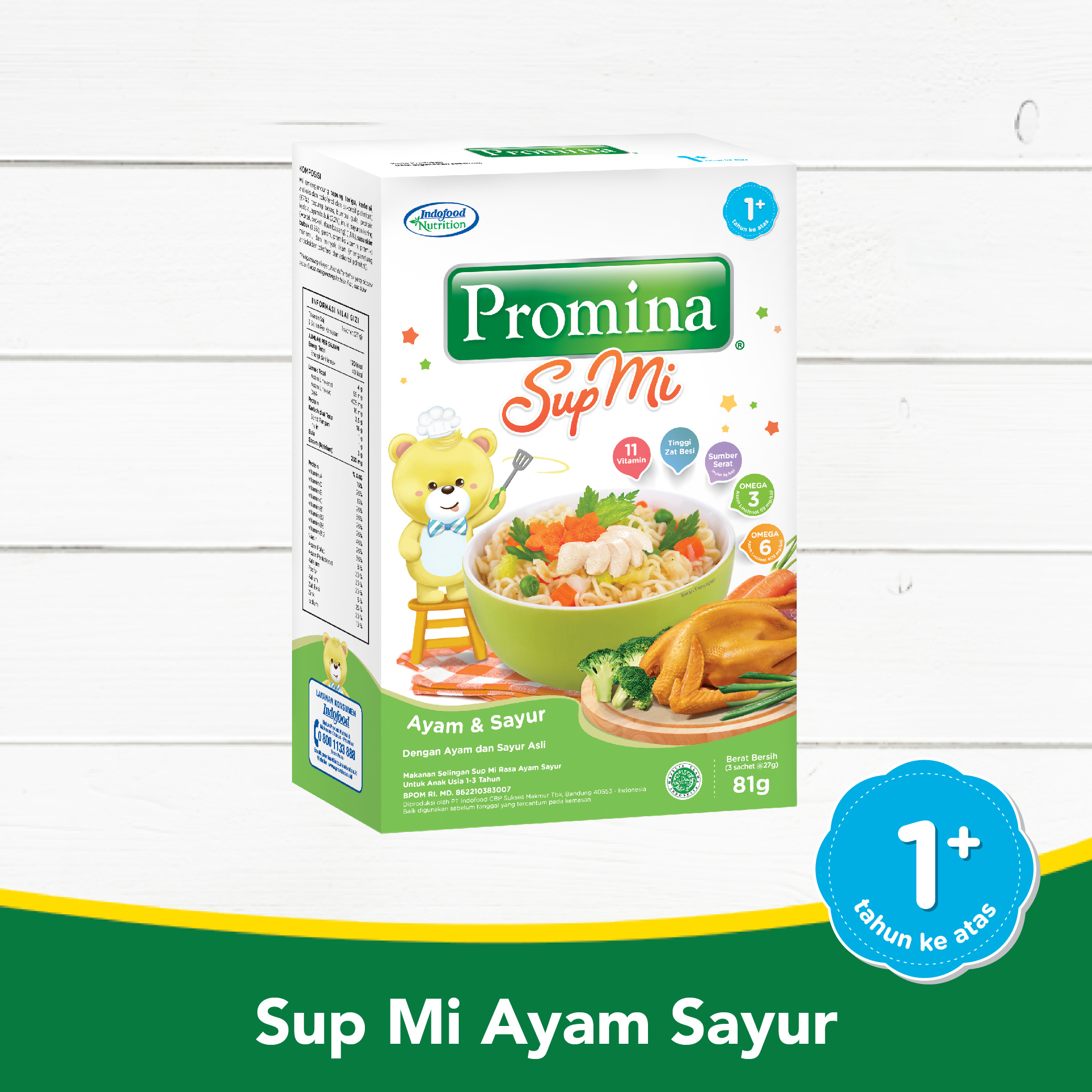 Promo Promina 1 + Ayam & Sayur Sup Mi 81 g Diskon 22% di Seller Sun ...
