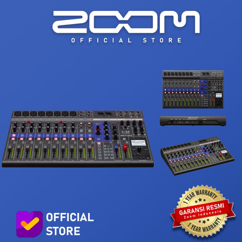 Promo Megakamera - Zoom Livetrak L-12 Digital Mixer & Multitrack ...