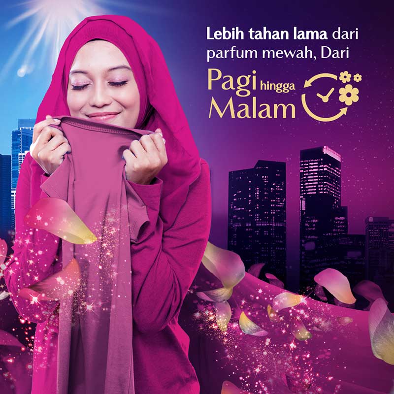 Jual Downy perfume Sweet Heart Pink Pewangi Dan Pelembut Pakaian Konsentrat [650ml/refill] Di ...