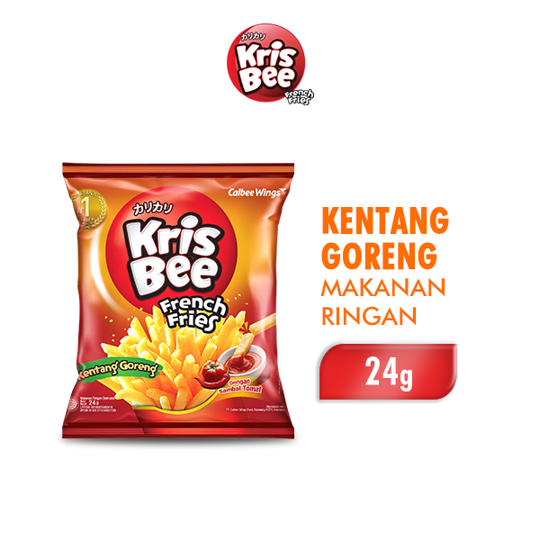 Jual KRISBEE Fries Kentang Goreng Snack [24 g] di Seller Wings Snack ...