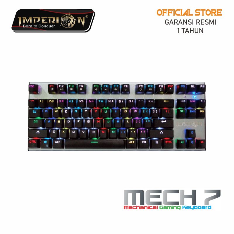 Jual Keyboard Gaming Imperion Mech 7 Kg-m07r Mechanical, Rgb Di Seller ...