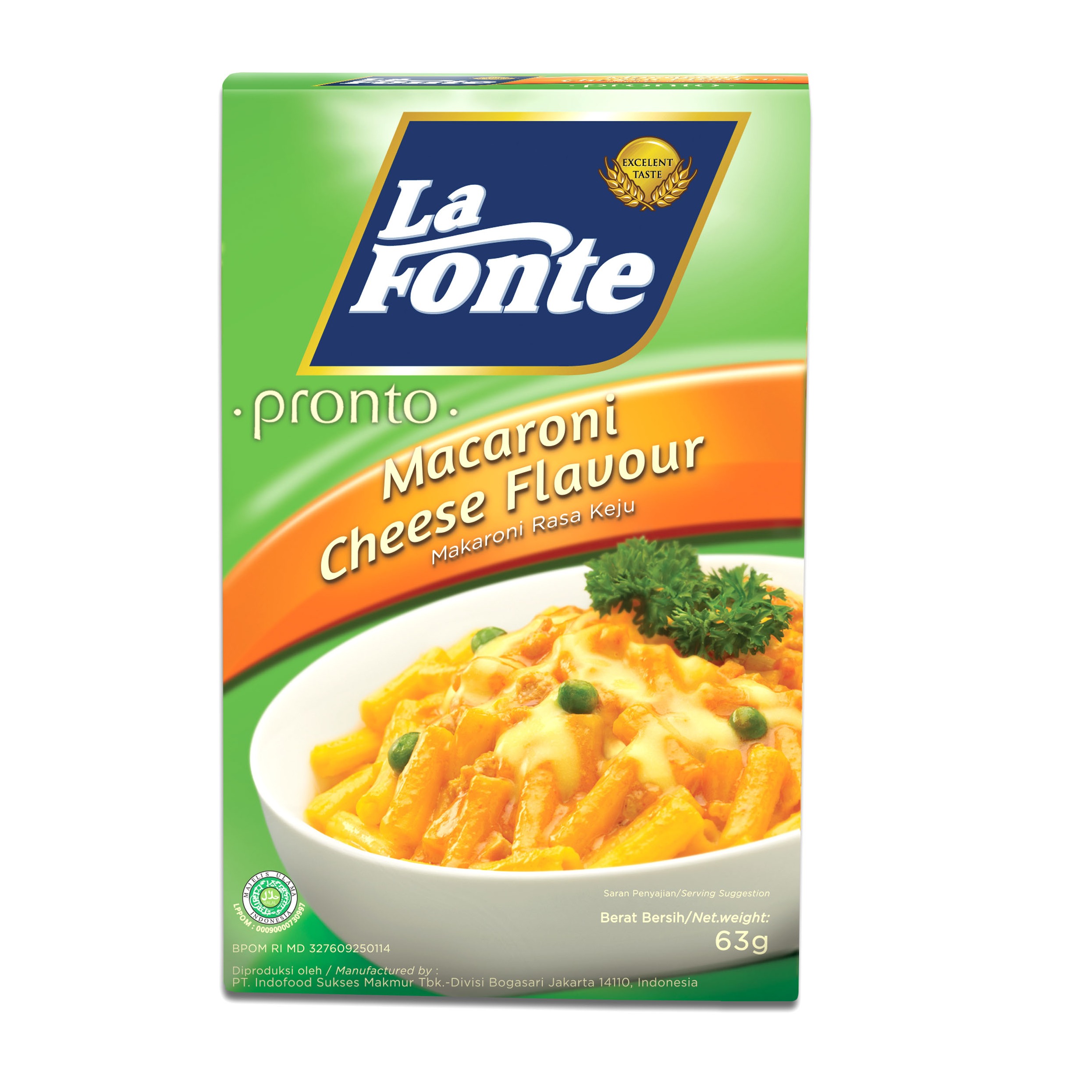 Promo LA FONTE Pronto Rasa Keju Pasta [63 g] Diskon 26% di Seller ...