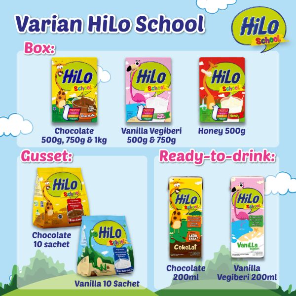 Promo Hilo School Chocolate Ready To Drink 200ml - Susu Tinggi Kalsium ...