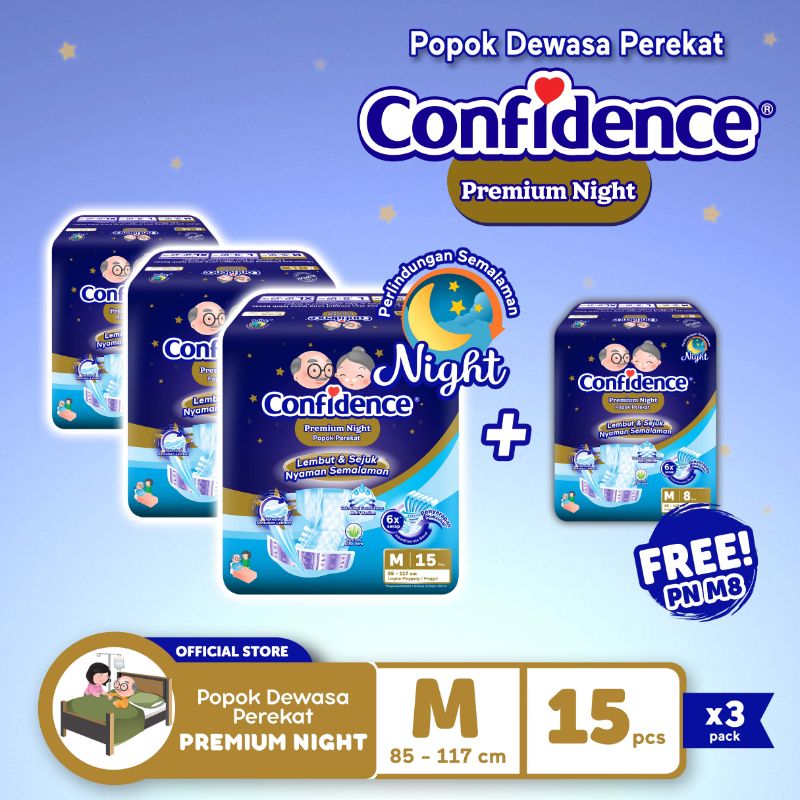 Jual Buy 3 - Confidence Premium Night [M15] Free Premium Night [M8] di ...