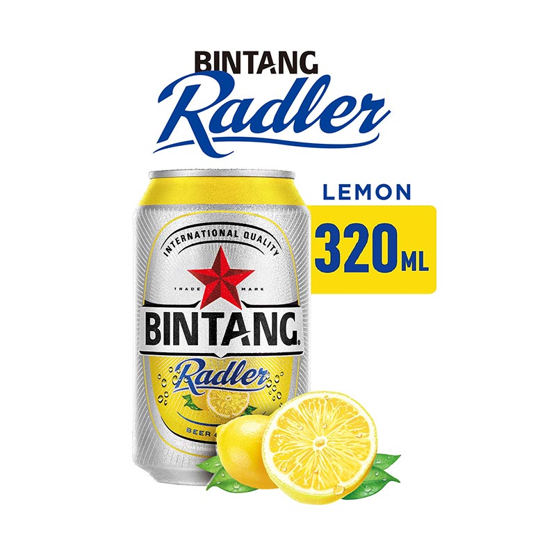Jual Bintang Radler Lemon Minuman Beer [320 mL/Can] di Seller Hokky ...