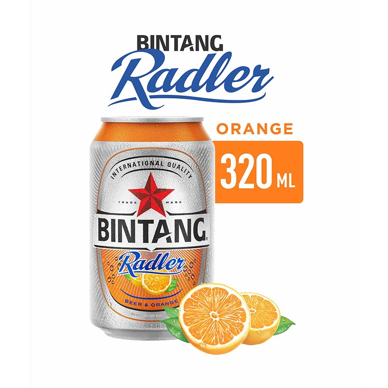 Jual Bintang Radler Orange Minuman Beer [320 mL/Can] di Seller Drink ...